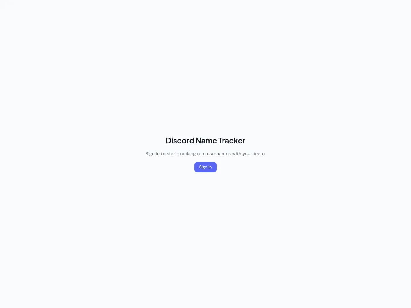 Discord Name Tracker