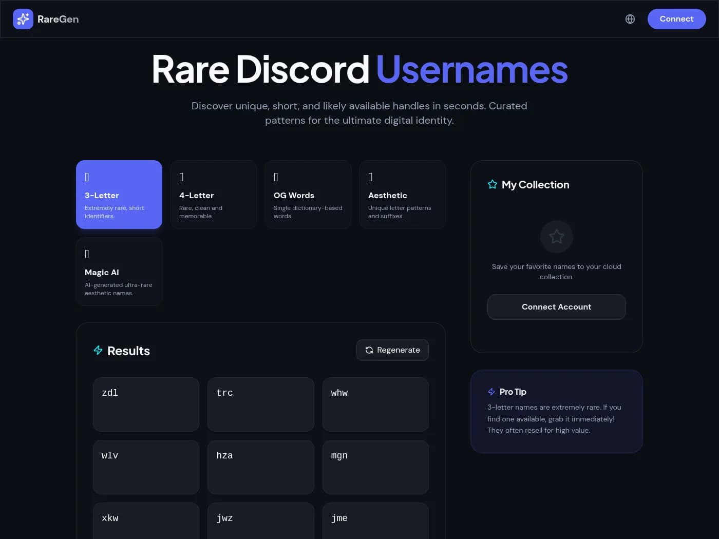 Rare Discord NameGen
