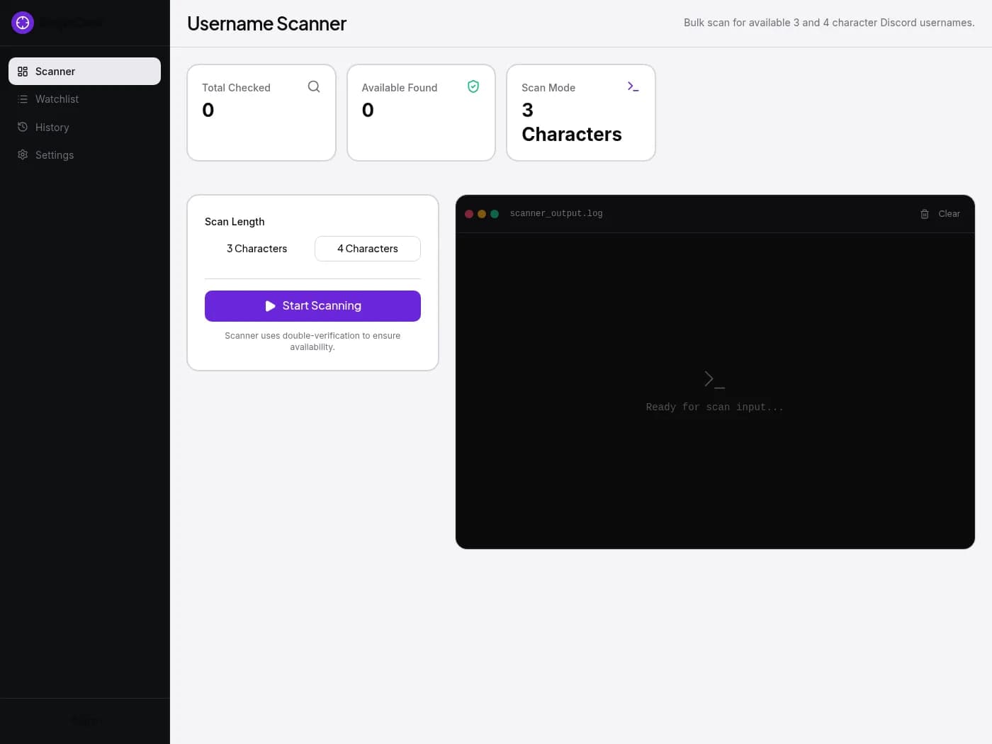 Discord Name Sniper