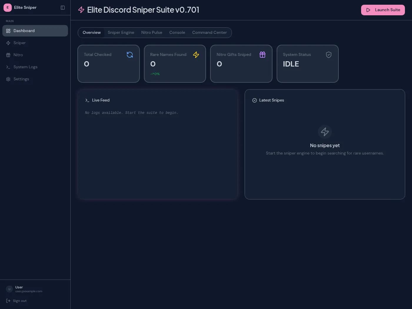 Elite Discord Sniper Suite