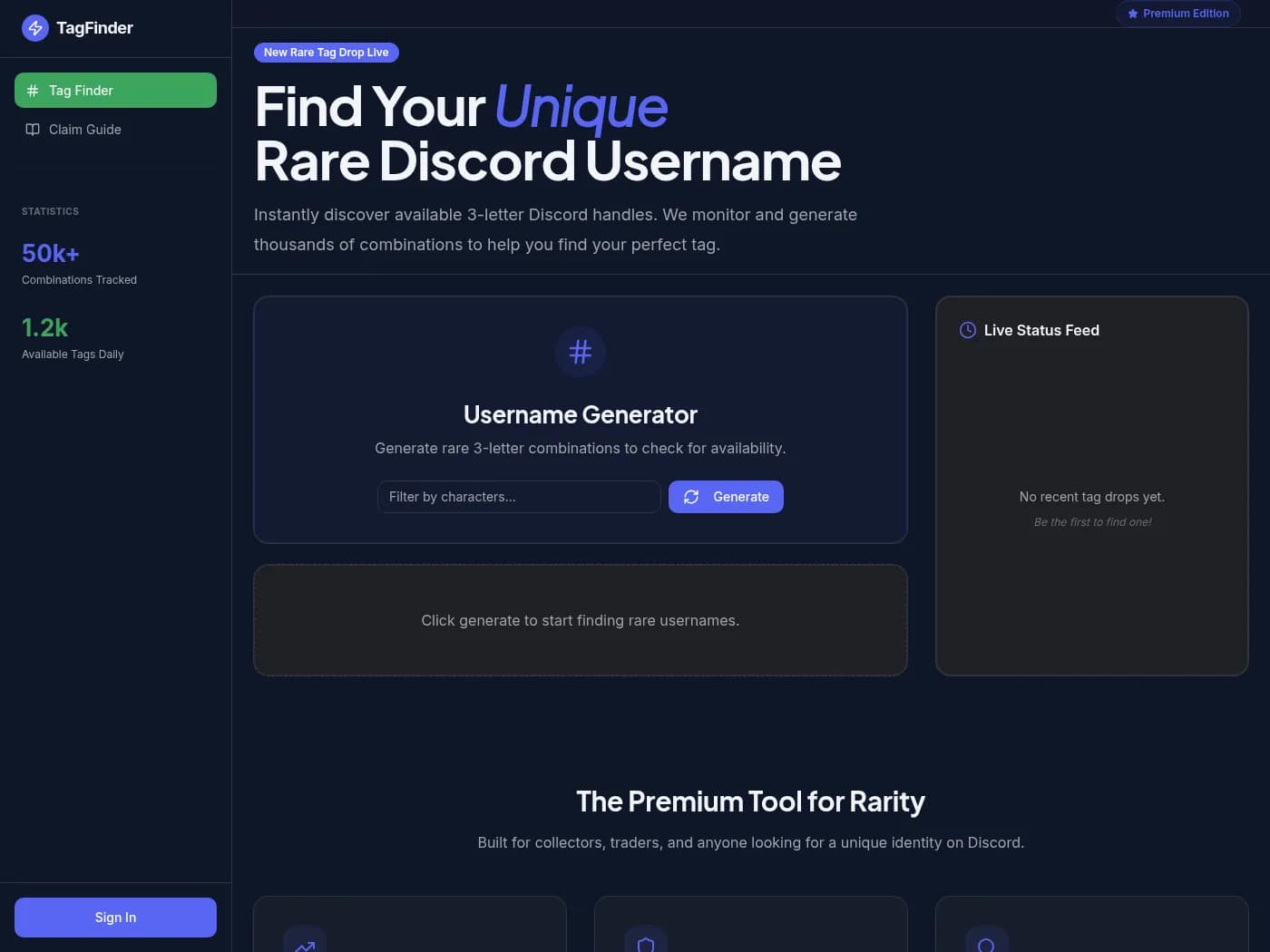 Discord Tag Finder