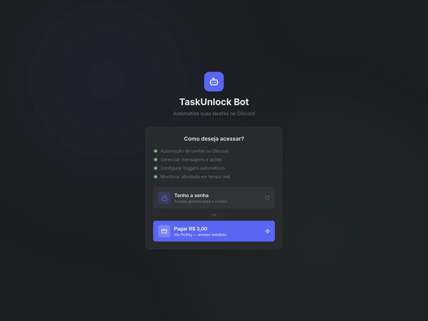 TaskUnlock Bot