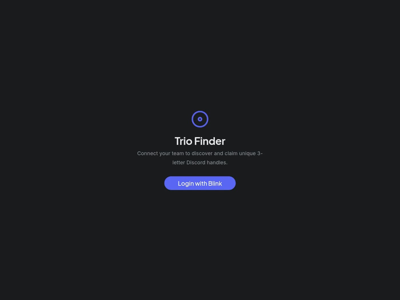 Discord Trio Finder