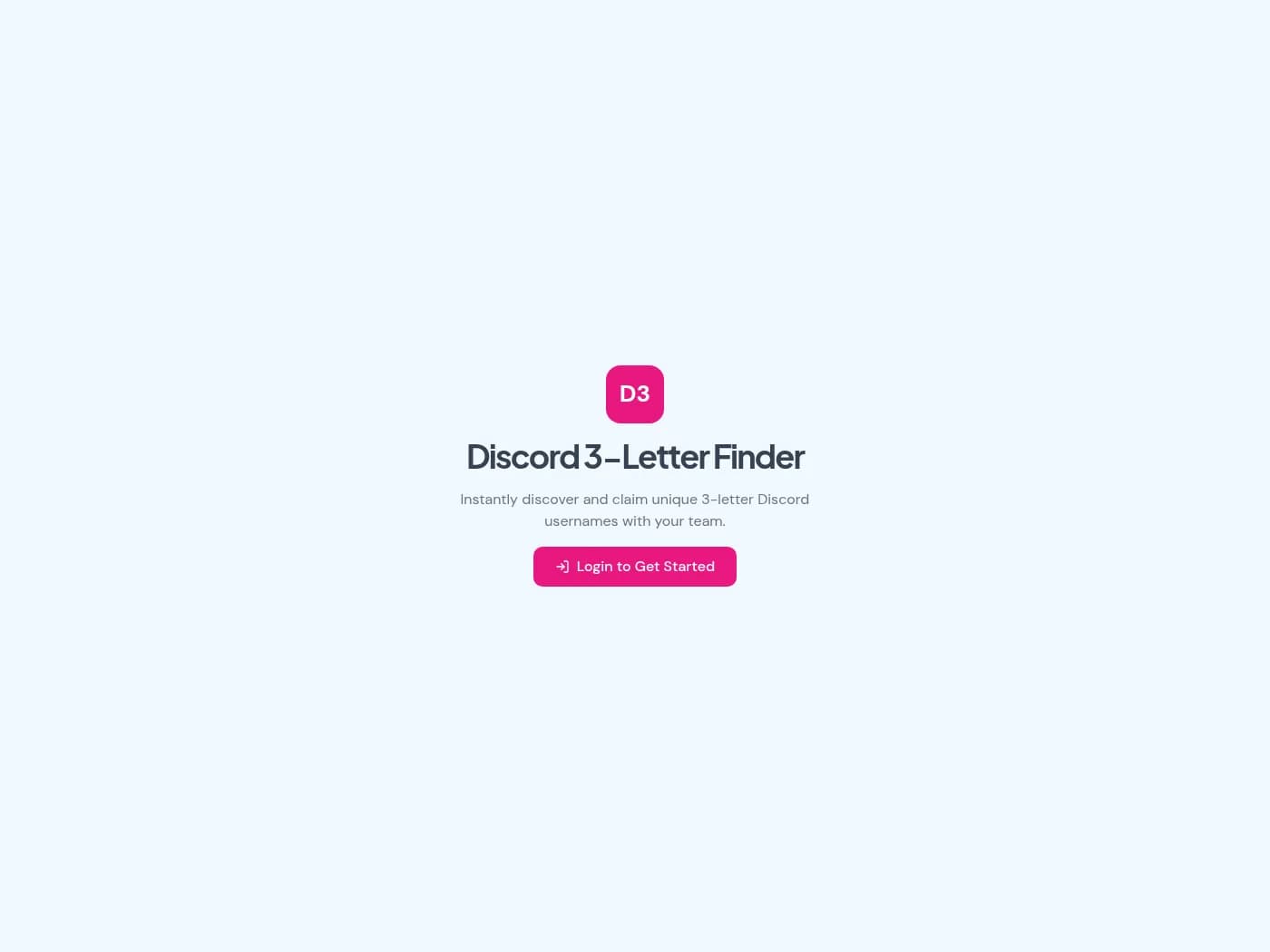 Discord 4-Letter Finder
