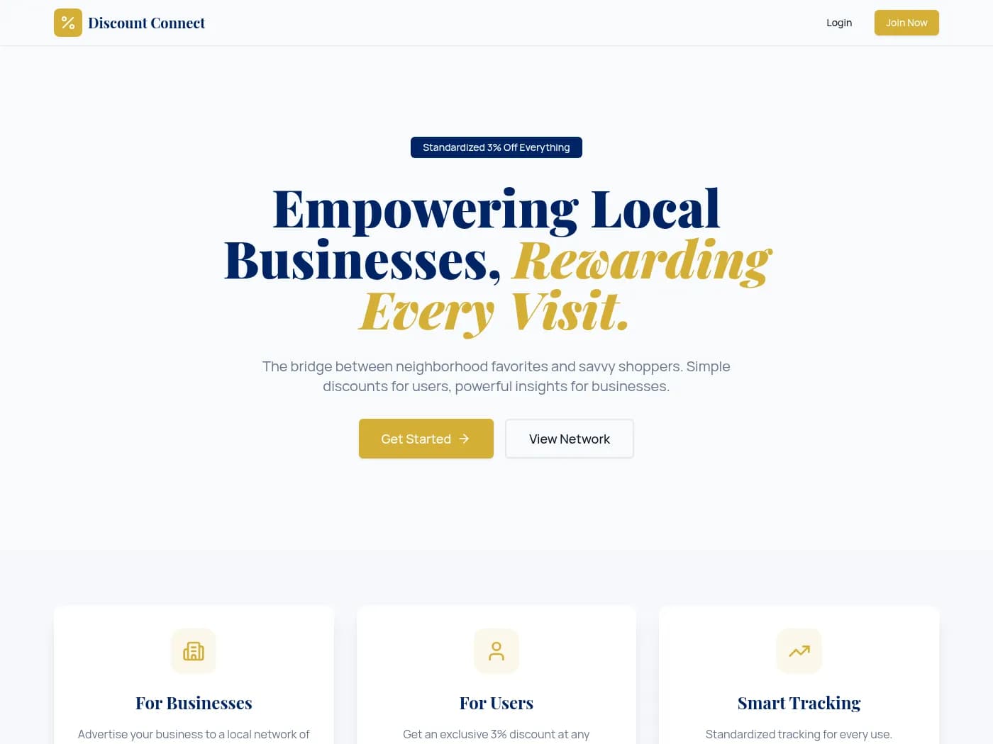Discount Connect Platform