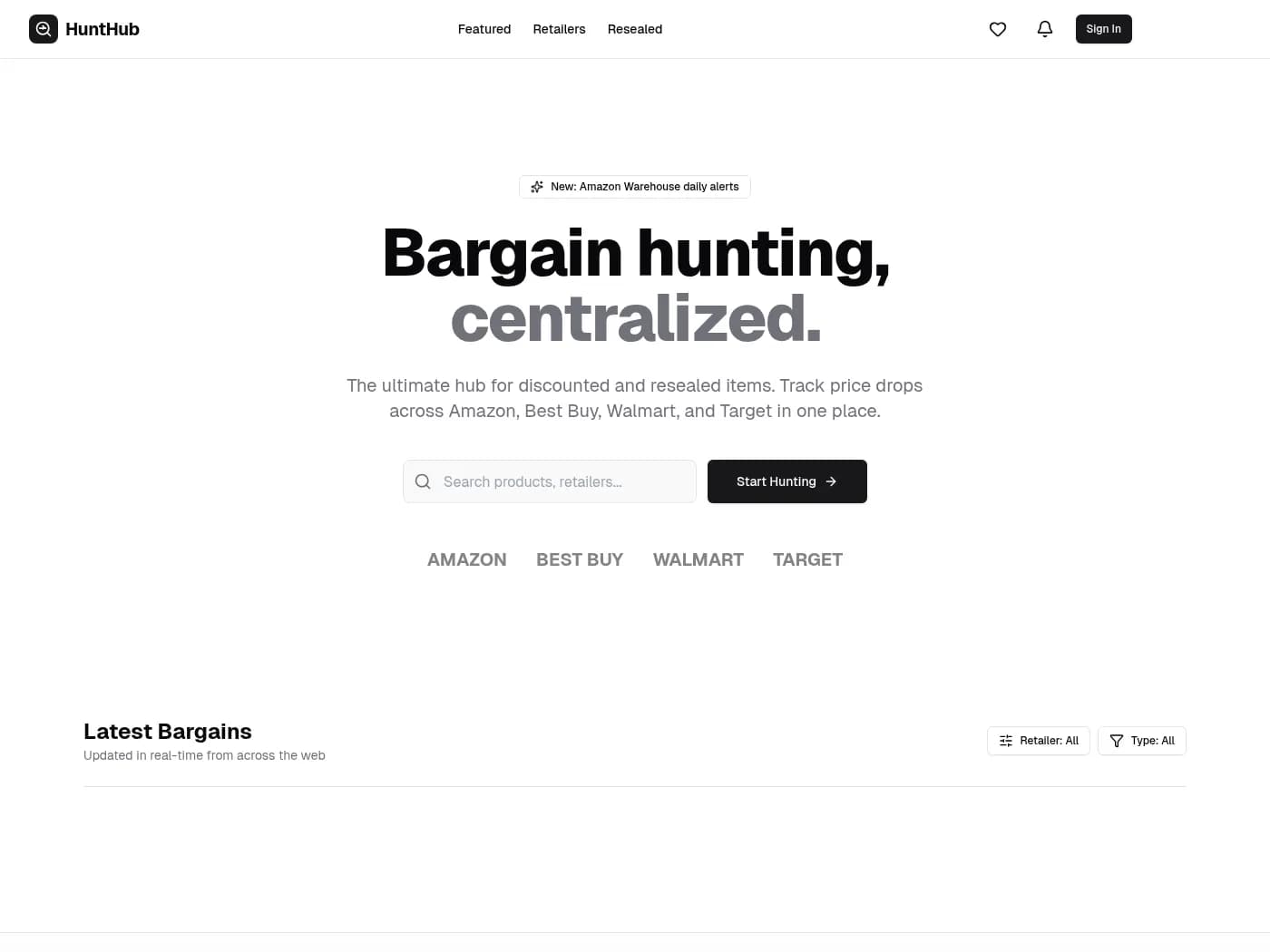 Discount Hunter Hub