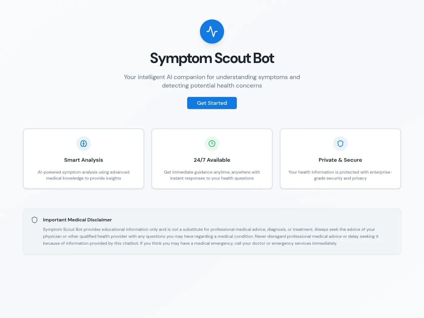 Symptom Scout Bot