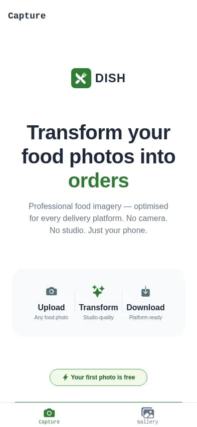 DISH AI Food Photos