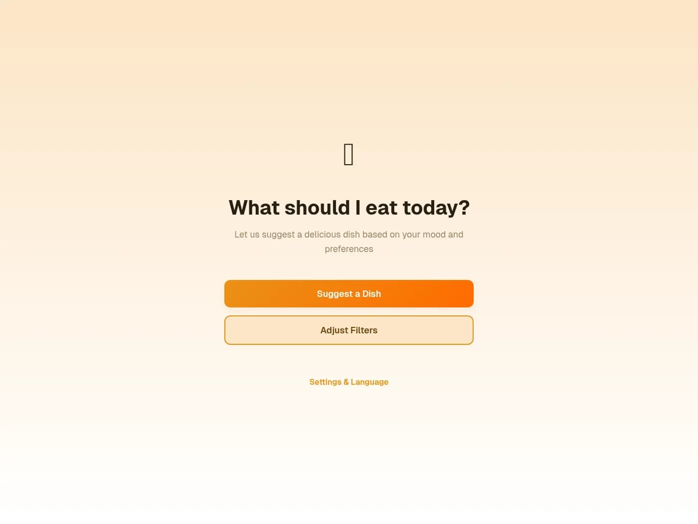 What Should I Eat Today?