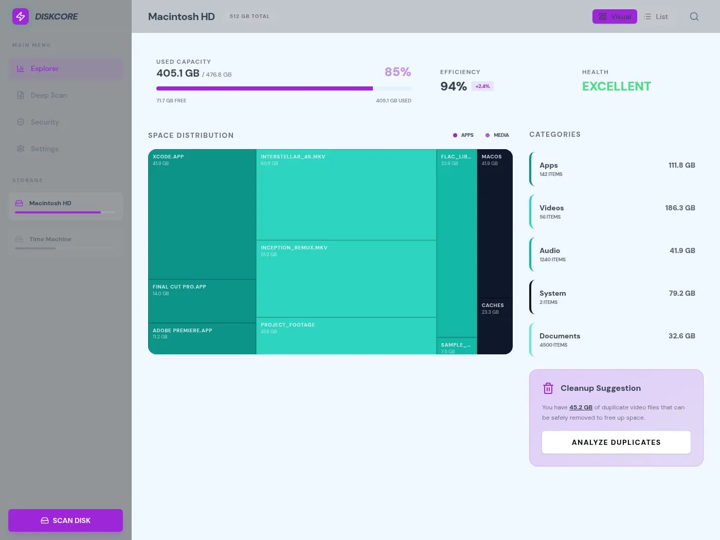 Disk Space Explorer