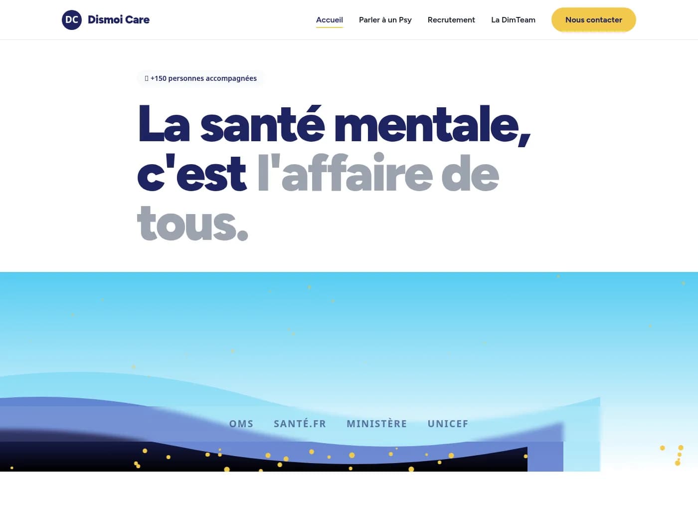 Dismoi Care Website