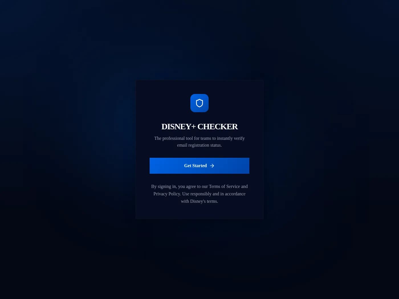 Disney+ Email Checker
