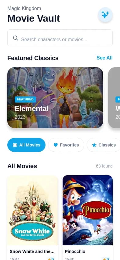 Disney Cartoon Previewer