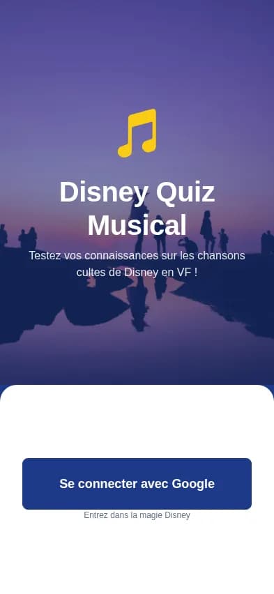 Disney VF Quiz App