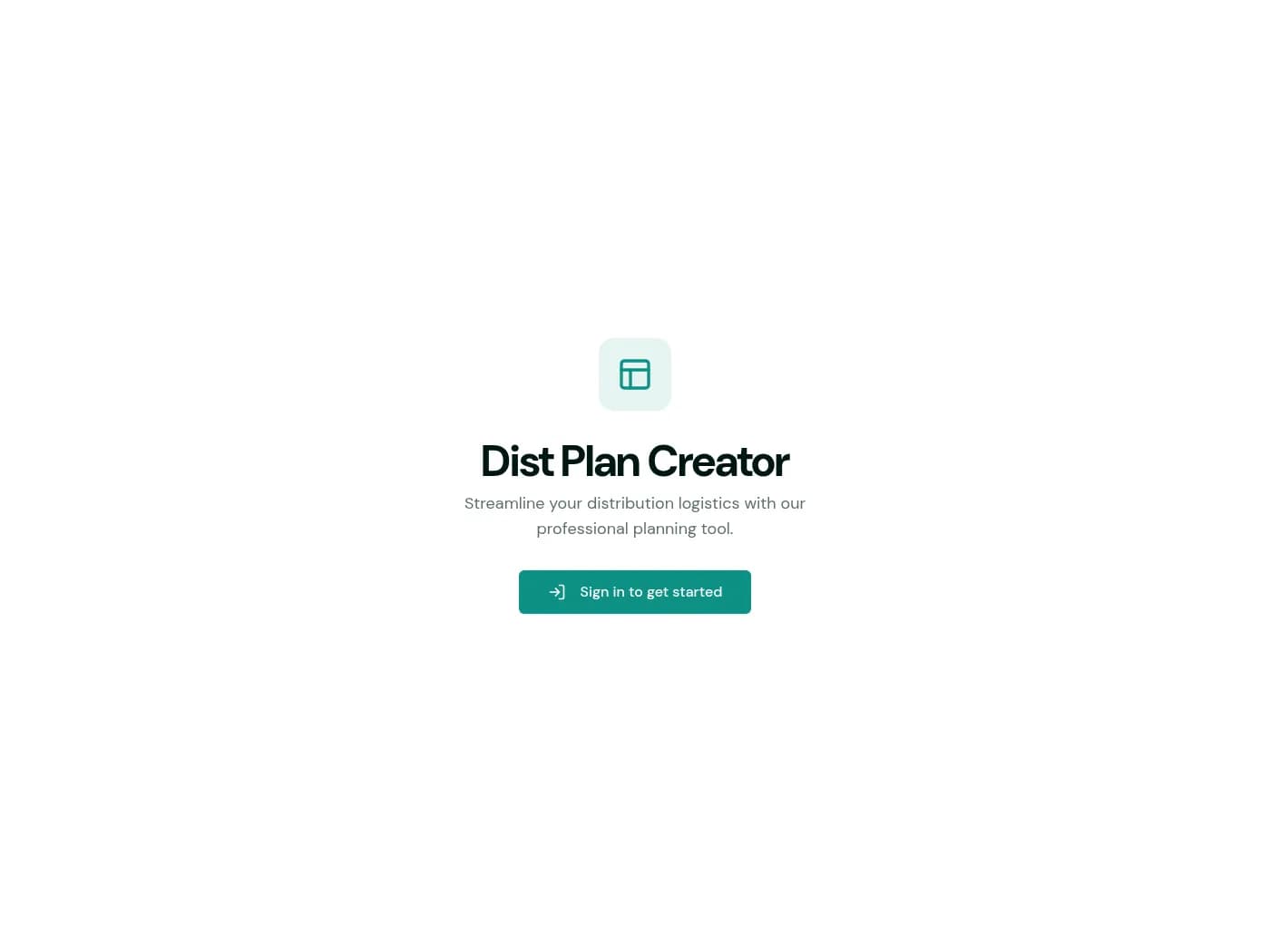 Dist Plan Creator