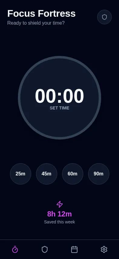 Distraction Shield App