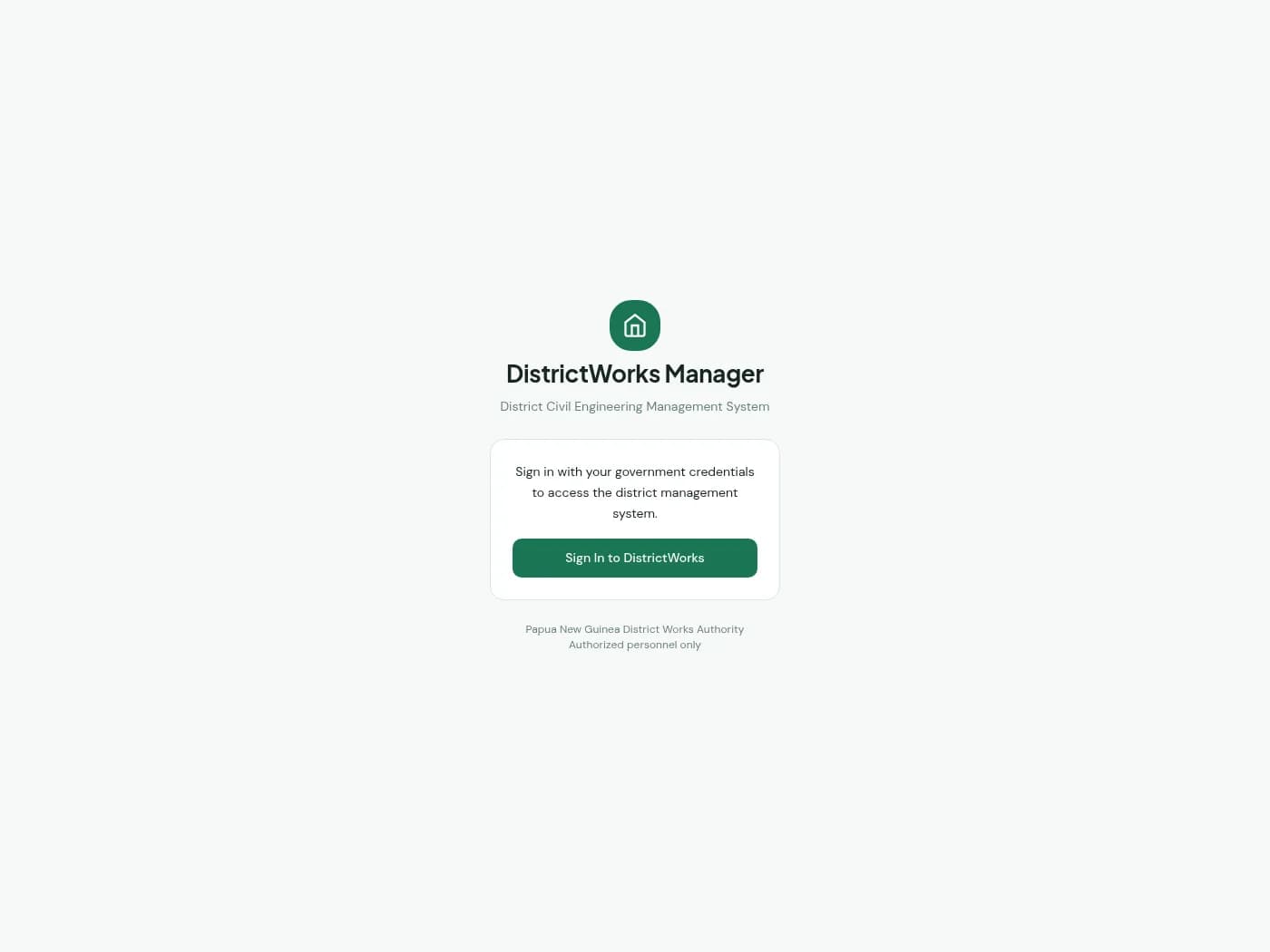 DistrictWorks Manager