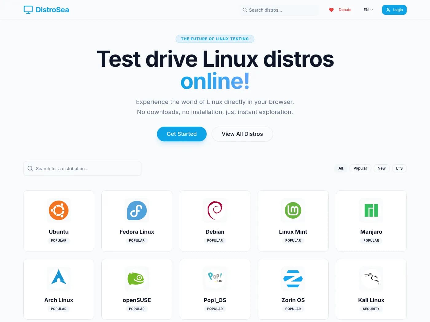 DistroSea Clone
