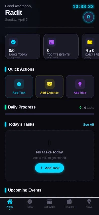 DITS Life Dashboard