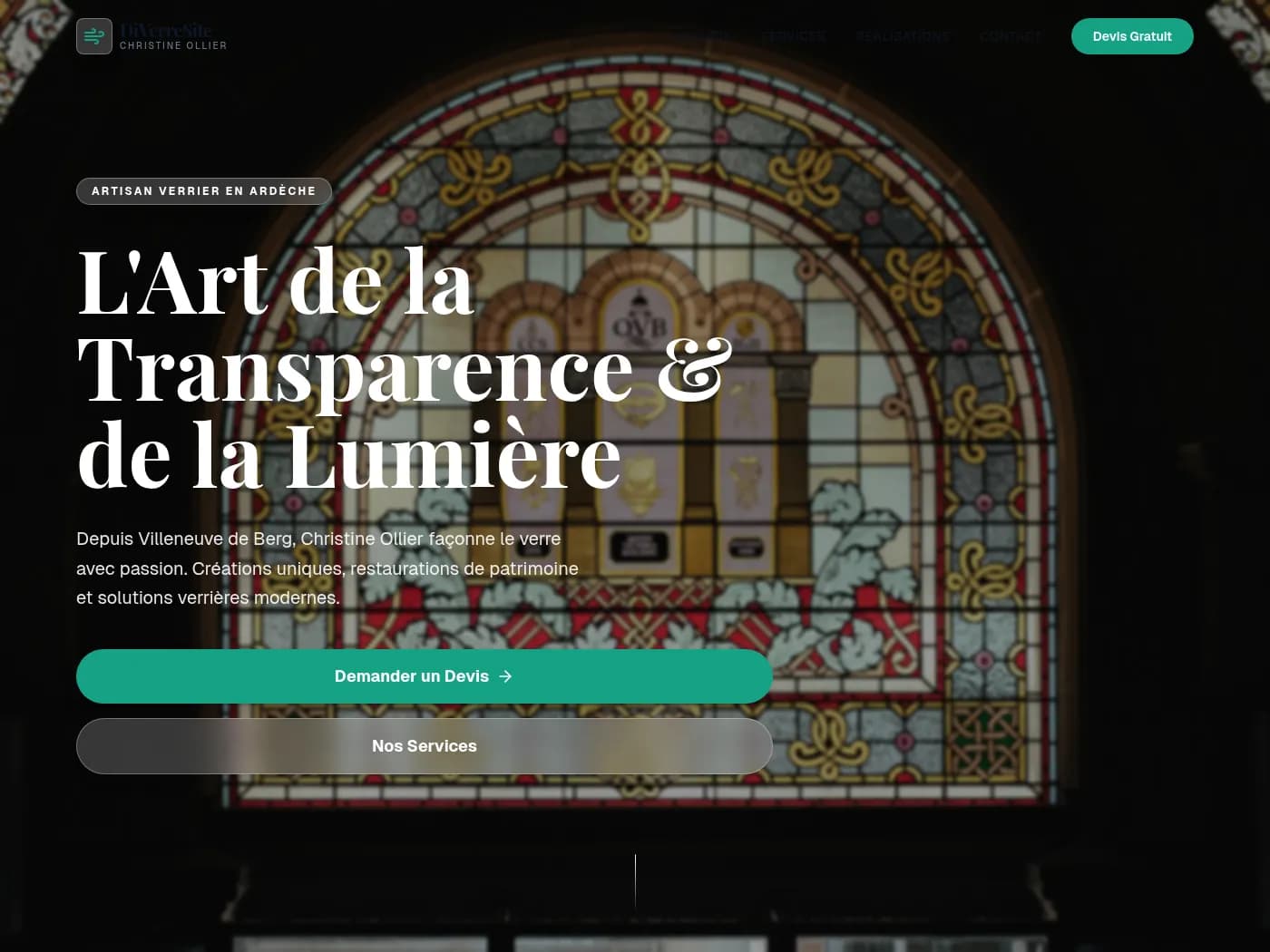 DiVerreSite Modern Redesign