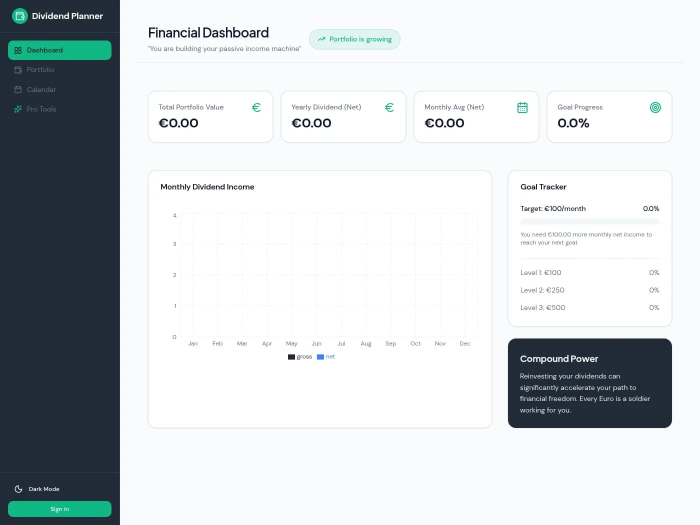 Dividend Planner