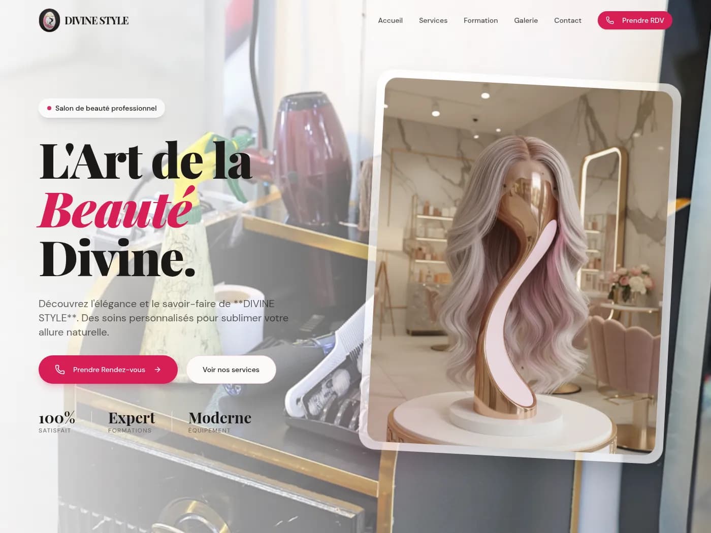 Divine Style Beauty Web
