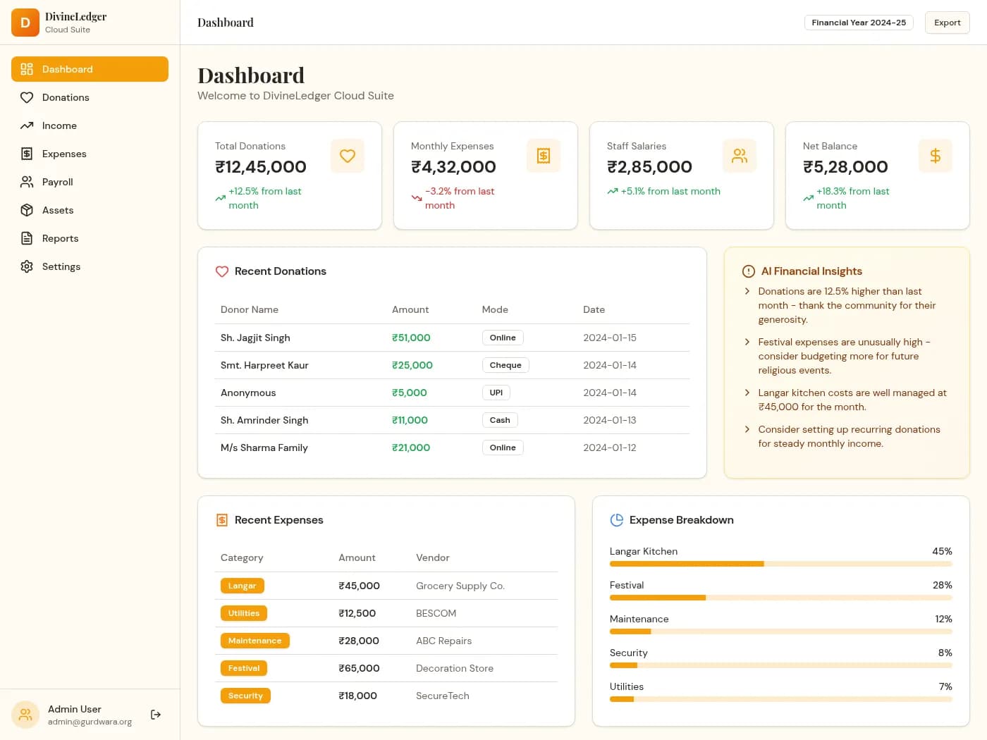 DivineLedger Cloud Suite