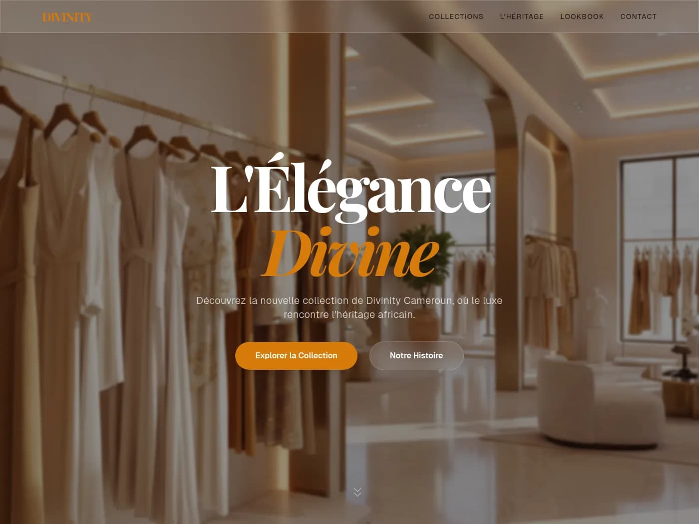 Divinity Cameroon Fashion Site