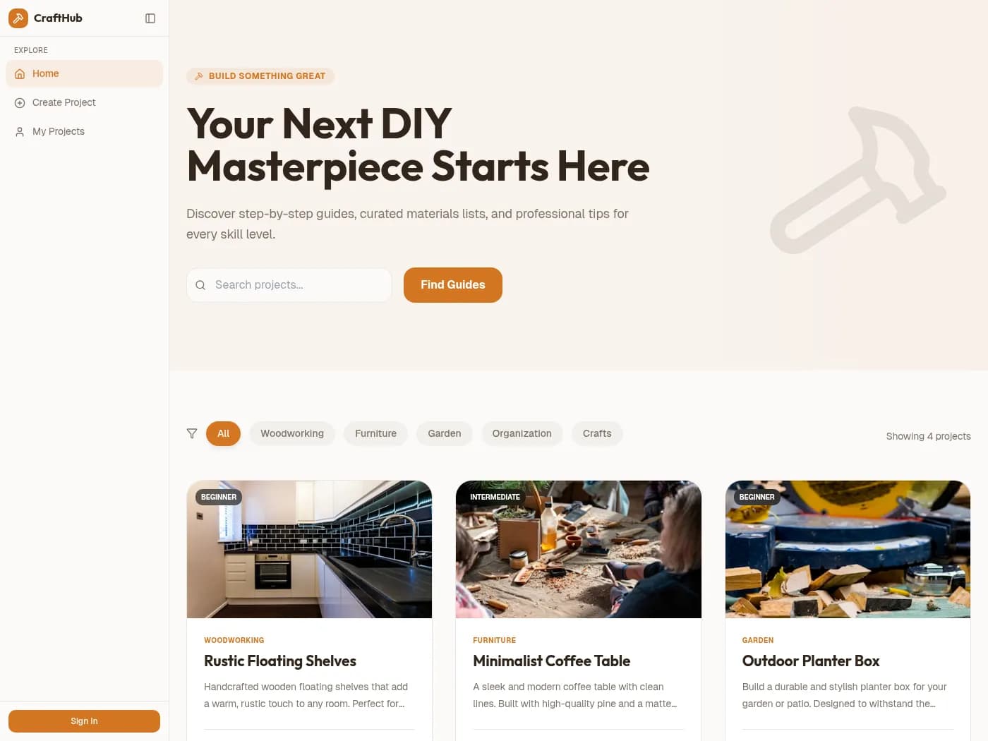 DIY Project Guides