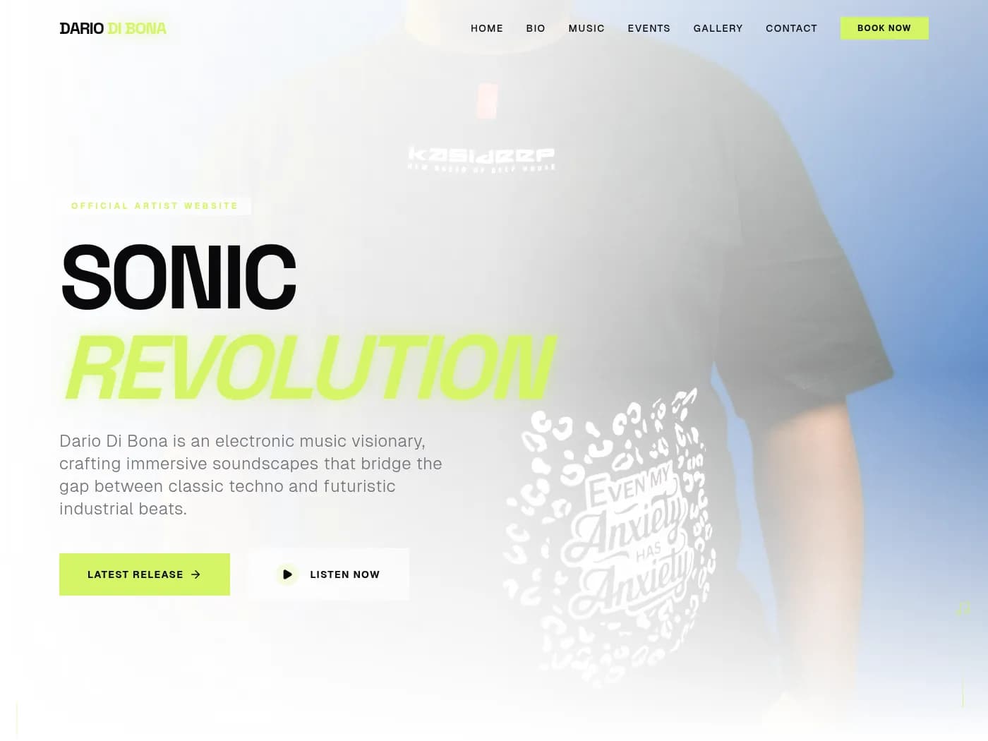 DJ Dario Di Bona Site