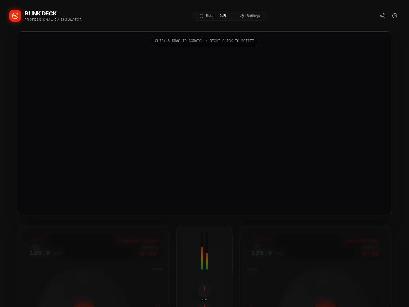 DJ Deck Simulator