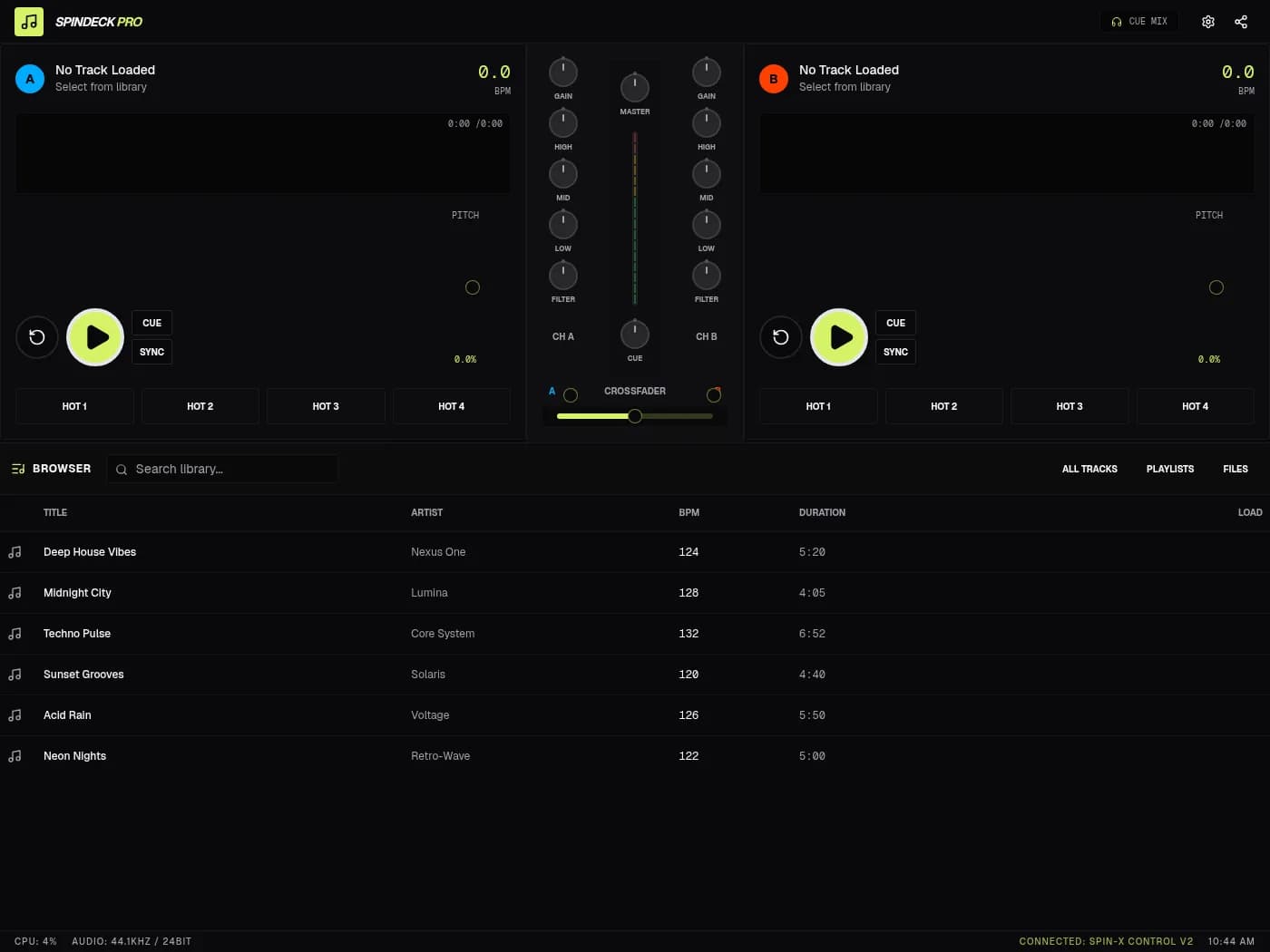 SpinDeck DJ Clone