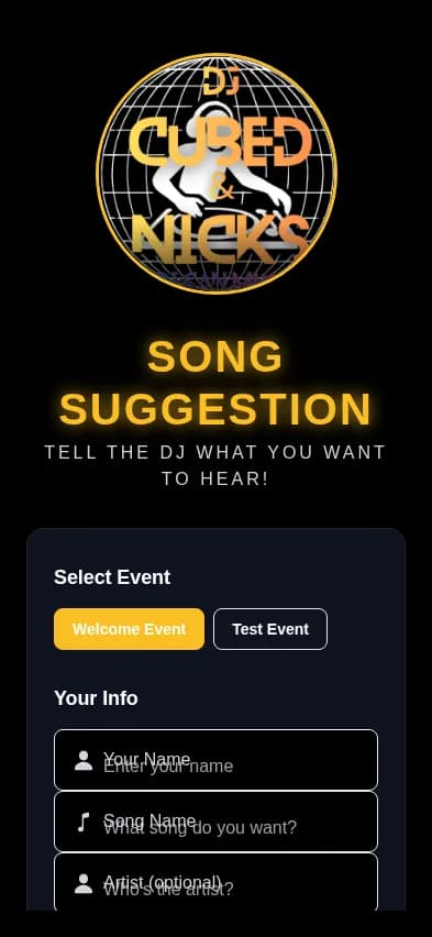 DJ Song Suggestion App