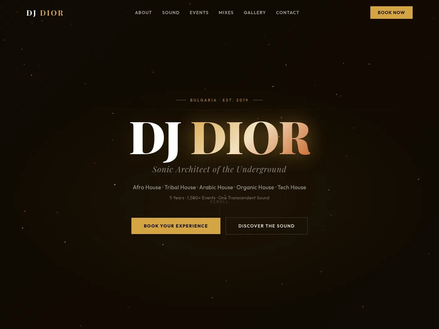 DJ DIOR Portfolio