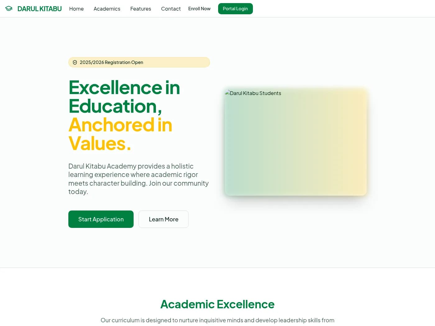 Darul Kitabu Academy Portal