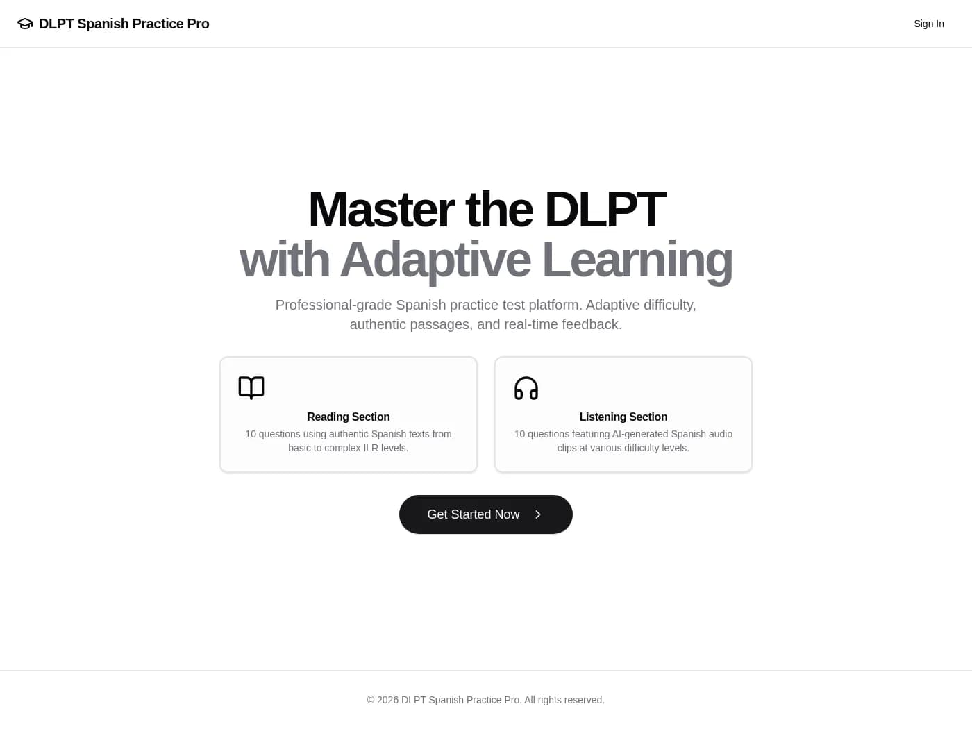 DLPT Spanish Practice Pro