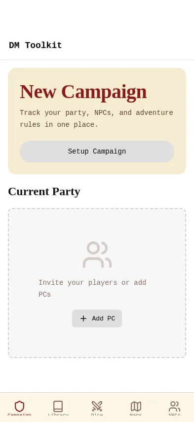 Dungeon Master Toolkit