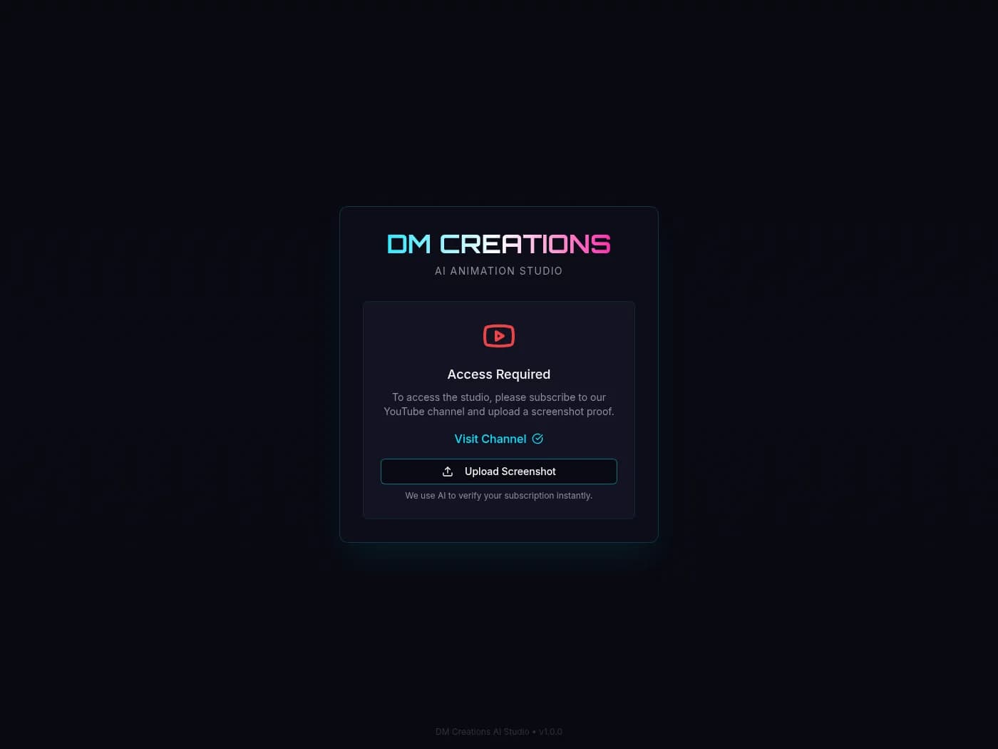 DM Creations AI Studio