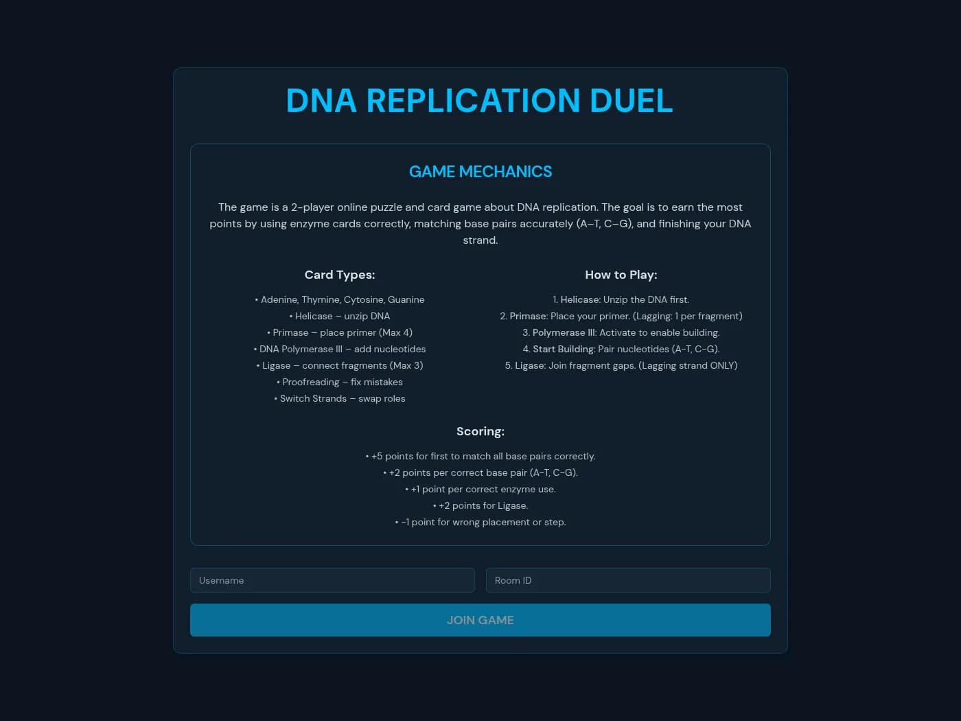 DNA Duel