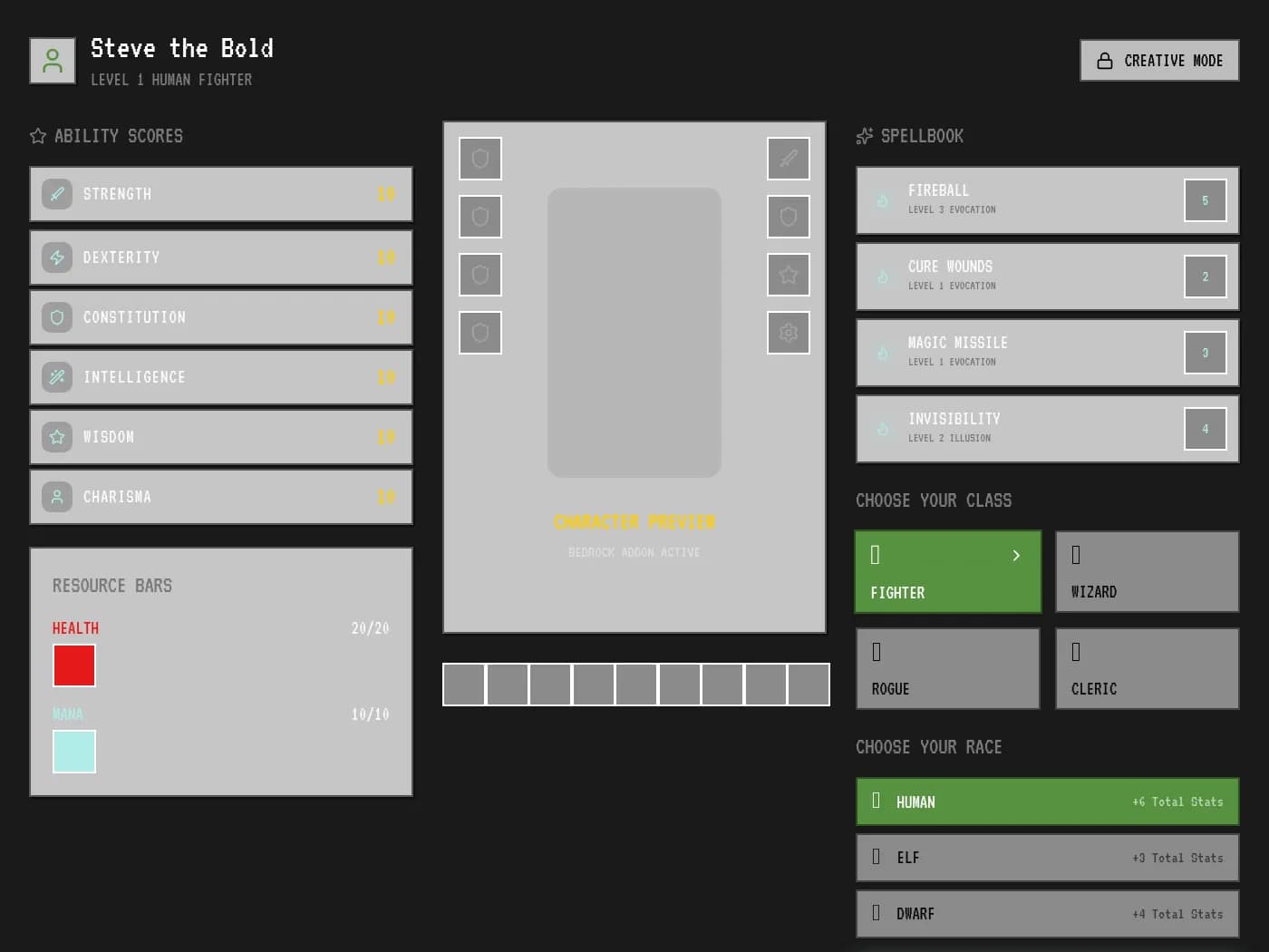 D&D Minecraft Addon