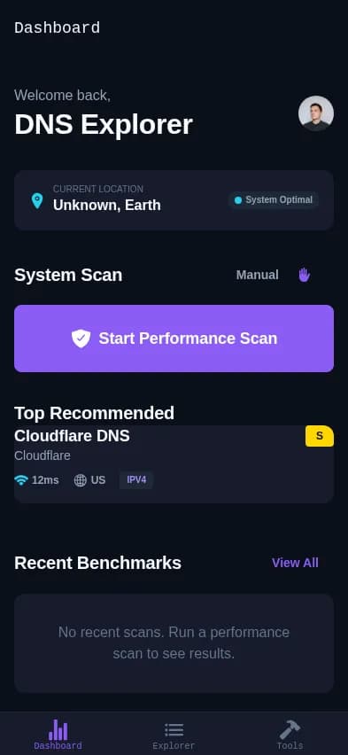 DNS Explorer Hub