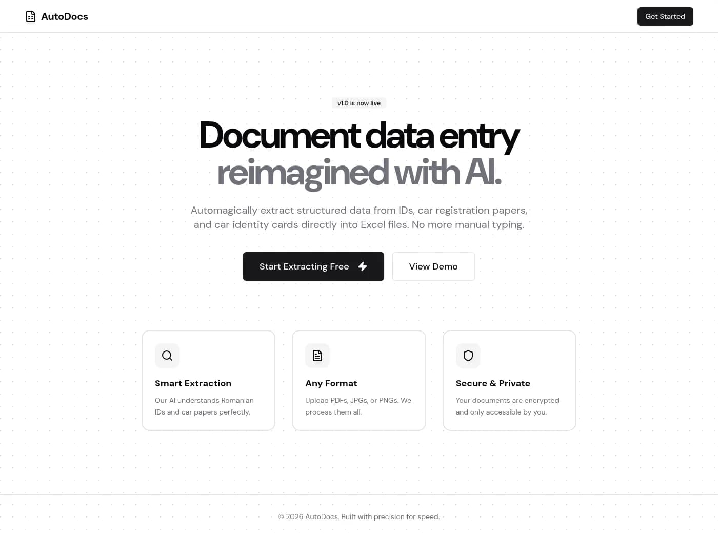 AutoDocs to Excel