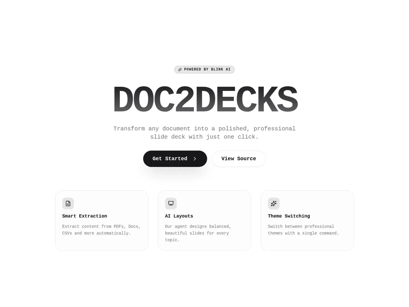 Doc2Decks