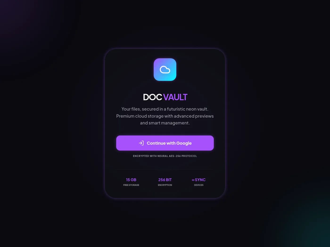 Doc Vault Cloud Drive