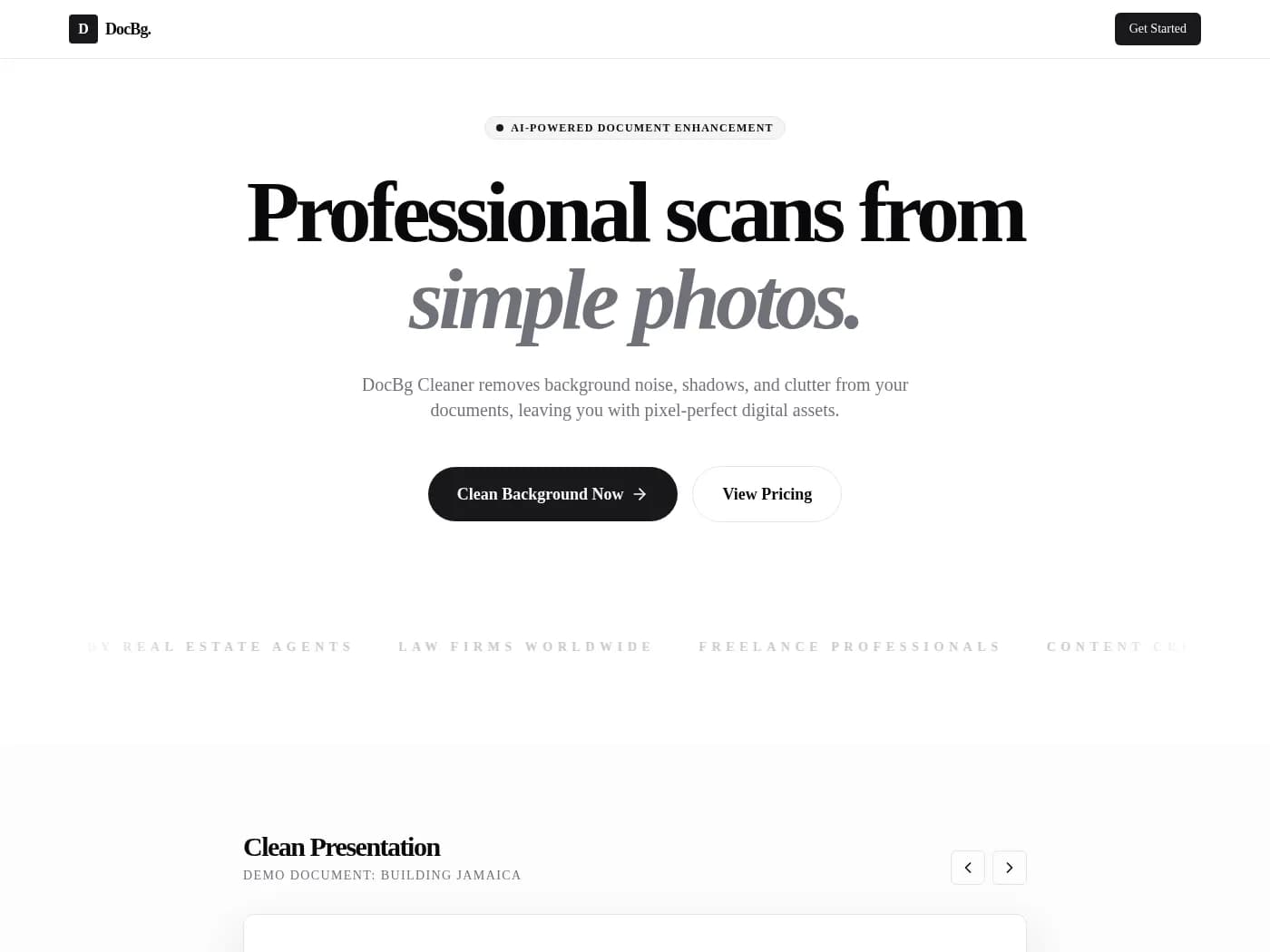 DocBg Cleaner