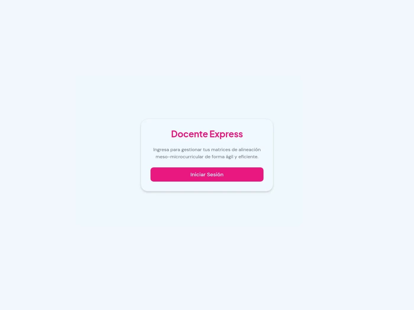 Docente Express App