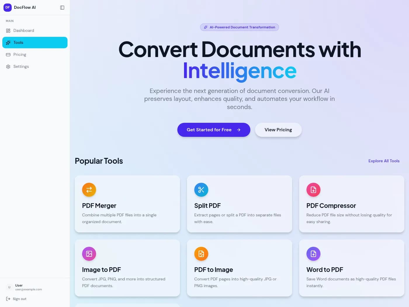 DocFlow AI Converter