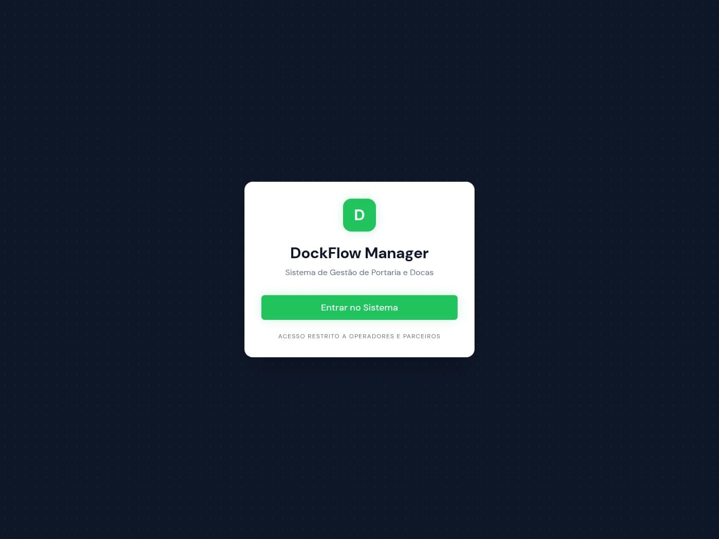 DockFlow Manager