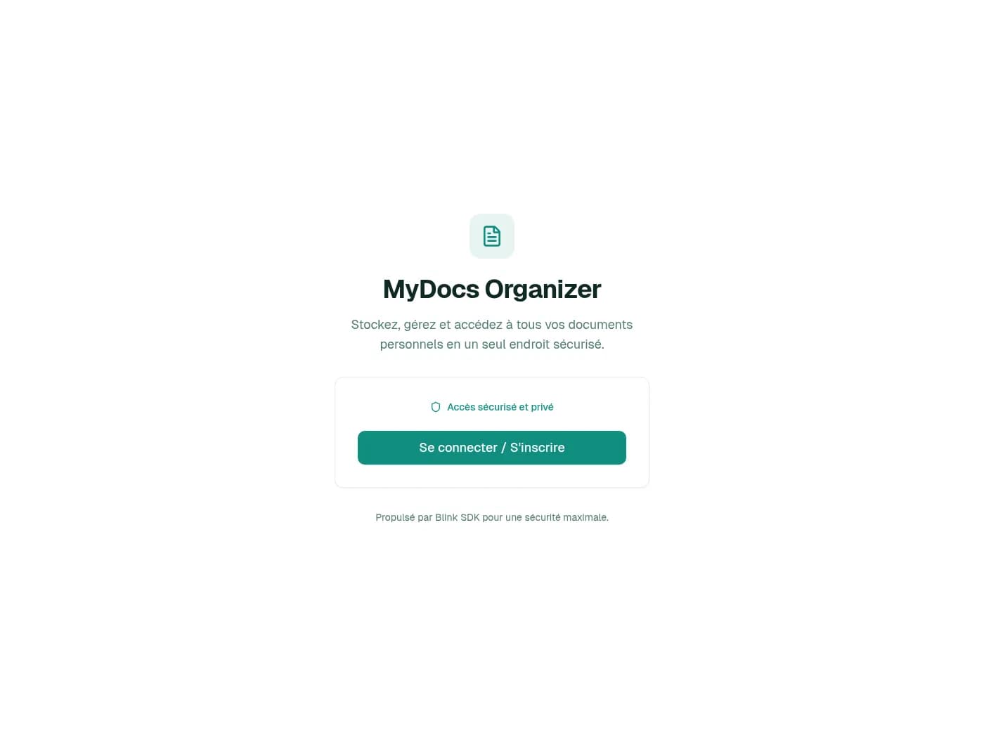MyDocs Organizer