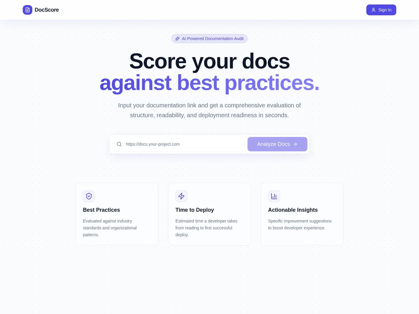 DocScore Analyzer
